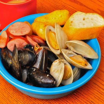 Indoor Clambake - DadCooksDinner