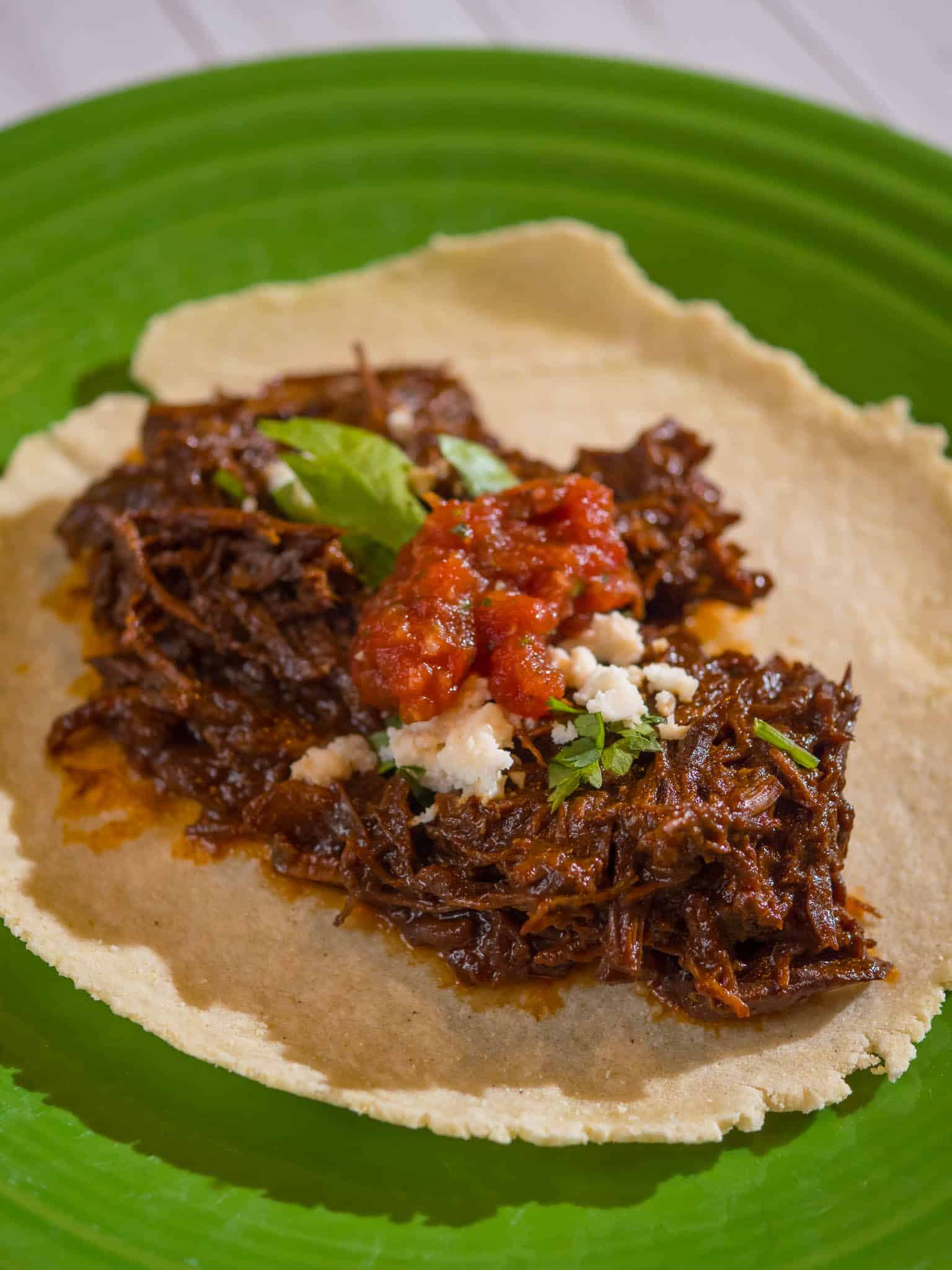 Instant Pot Beef Short Rib Tacos with Dried Chile Pepper Sauce ...