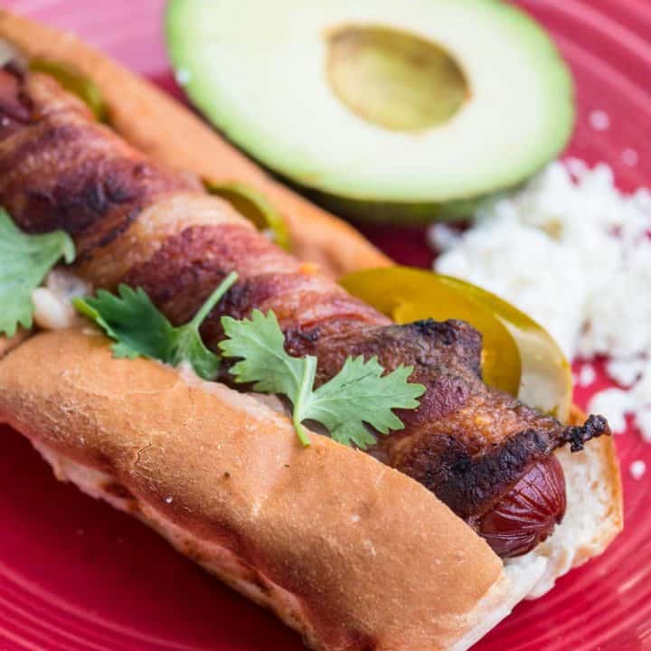 Grilled Mexican Hot Dogs - DadCooksDinner