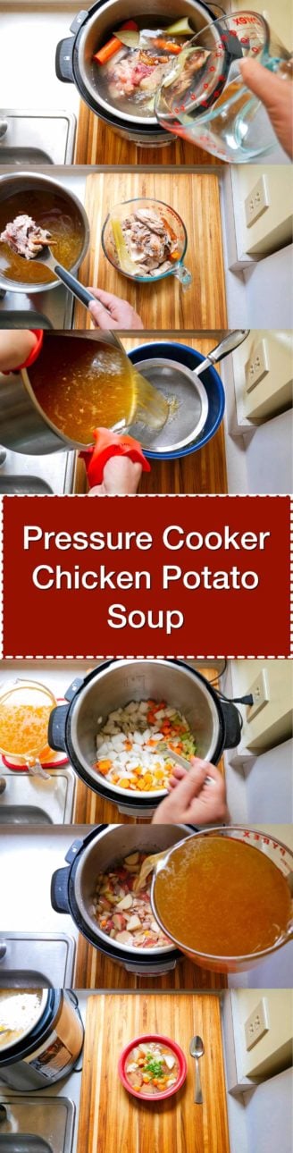 Pressure Cooker Chicken Potato Soup (from Scratch) - DadCooksDinner