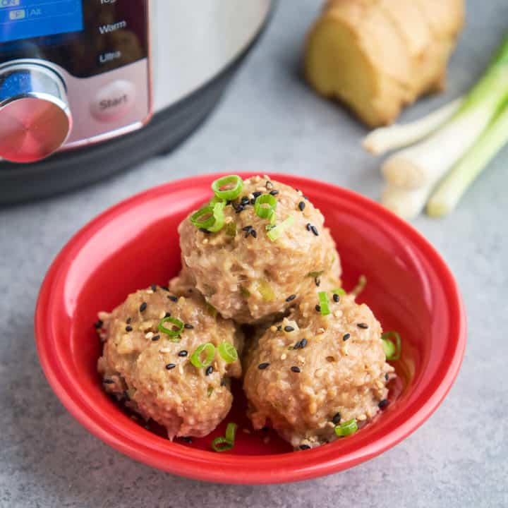 Instant Pot Chinese Pork Meatballs (Lion’s Head meatballs) - DadCooksDinner