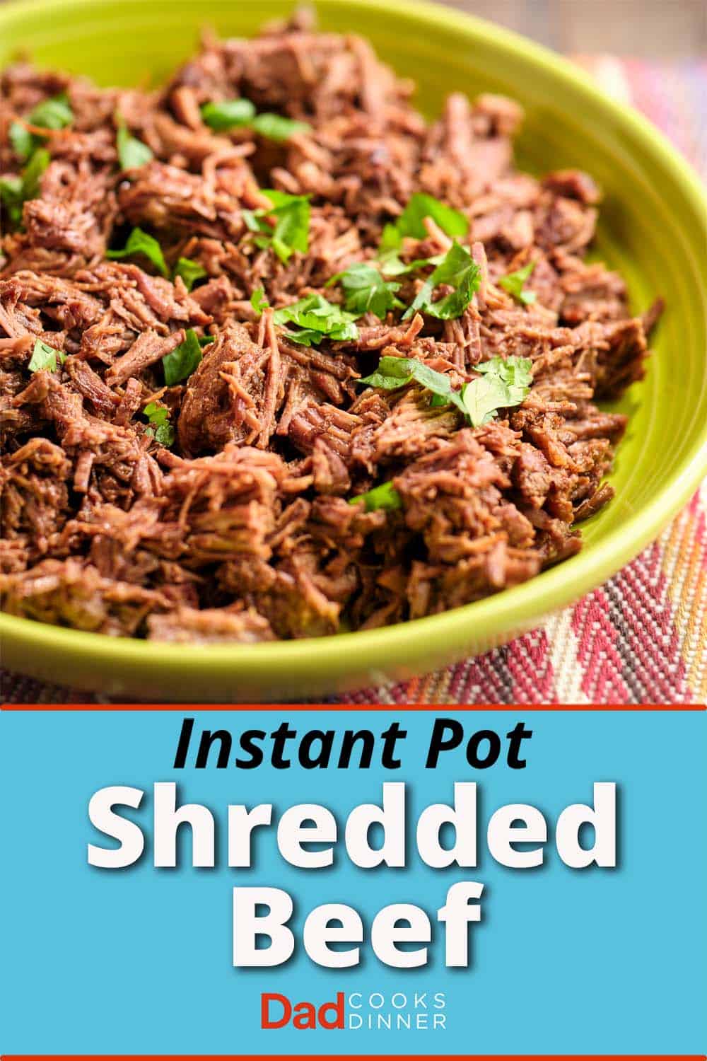Instant Pot Shredded Beef - DadCooksDinner