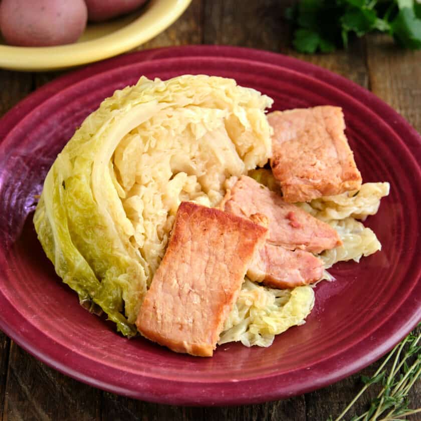 Instant Pot Cabbage (with butter and bacon) - DadCooksDinner