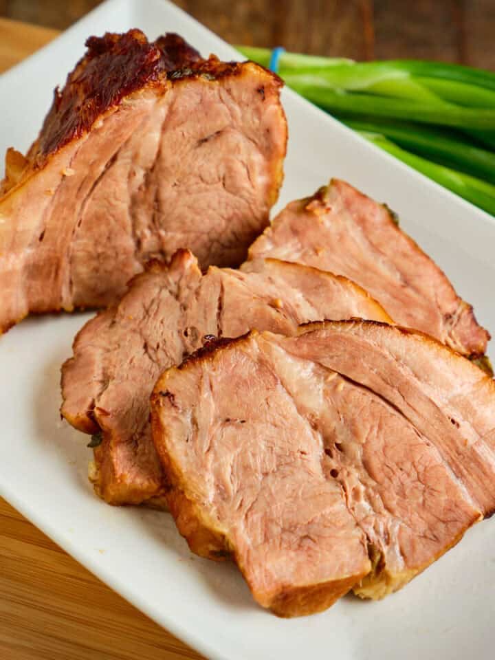 Instant Pot Pork Shoulder Chops with Apples and Onions - DadCooksDinner