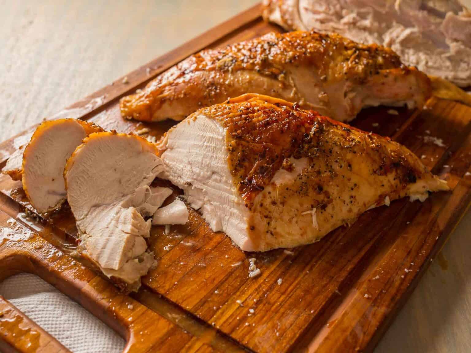 Rotisserie Turkey Breast, Dry Brined with Italian Spices - DadCooksDinner