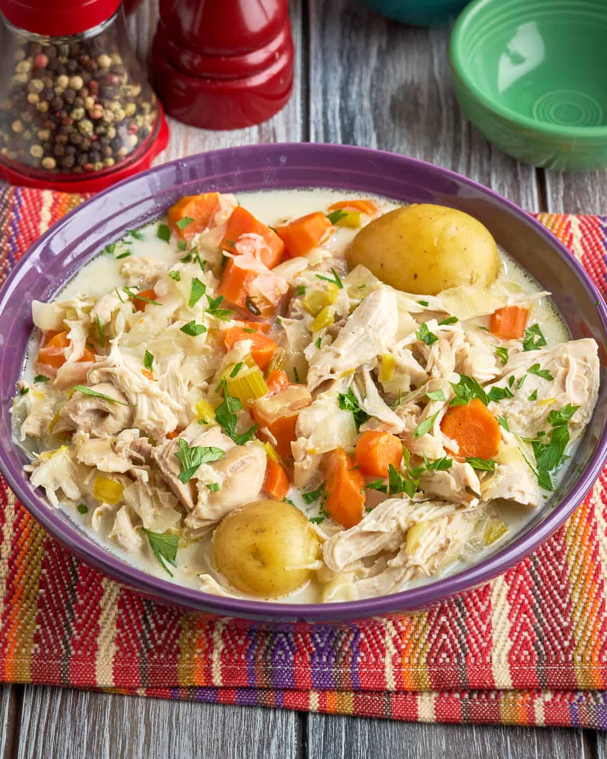 Instant Pot Waterzooi (Flemish chicken and vegetable stew with cream ...