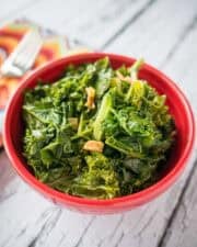 Instant Pot Kale (with Garlic and Lemon) - DadCooksDinner