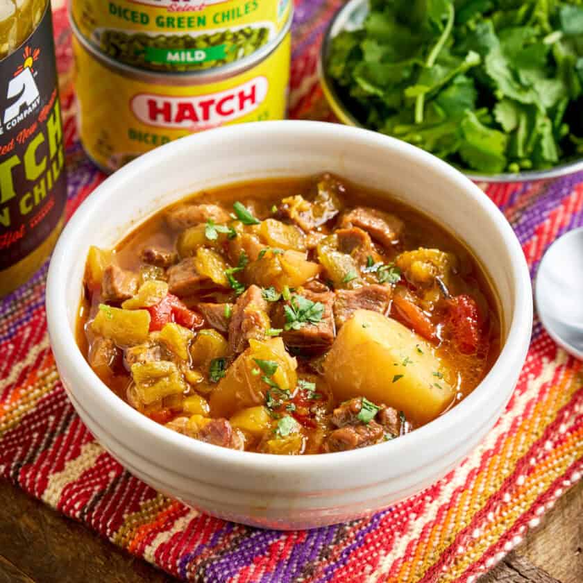 Instant Pot Green Chile Stew - DadCooksDinner