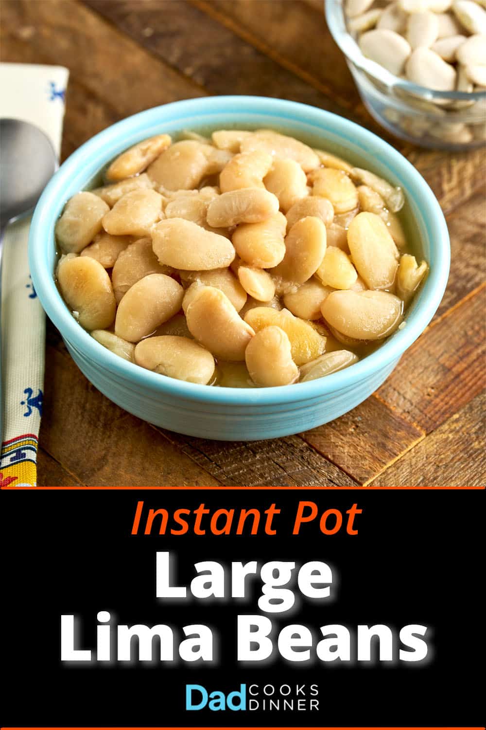 Instant Pot Large Lima Beans (Butter Beans) - DadCooksDinner
